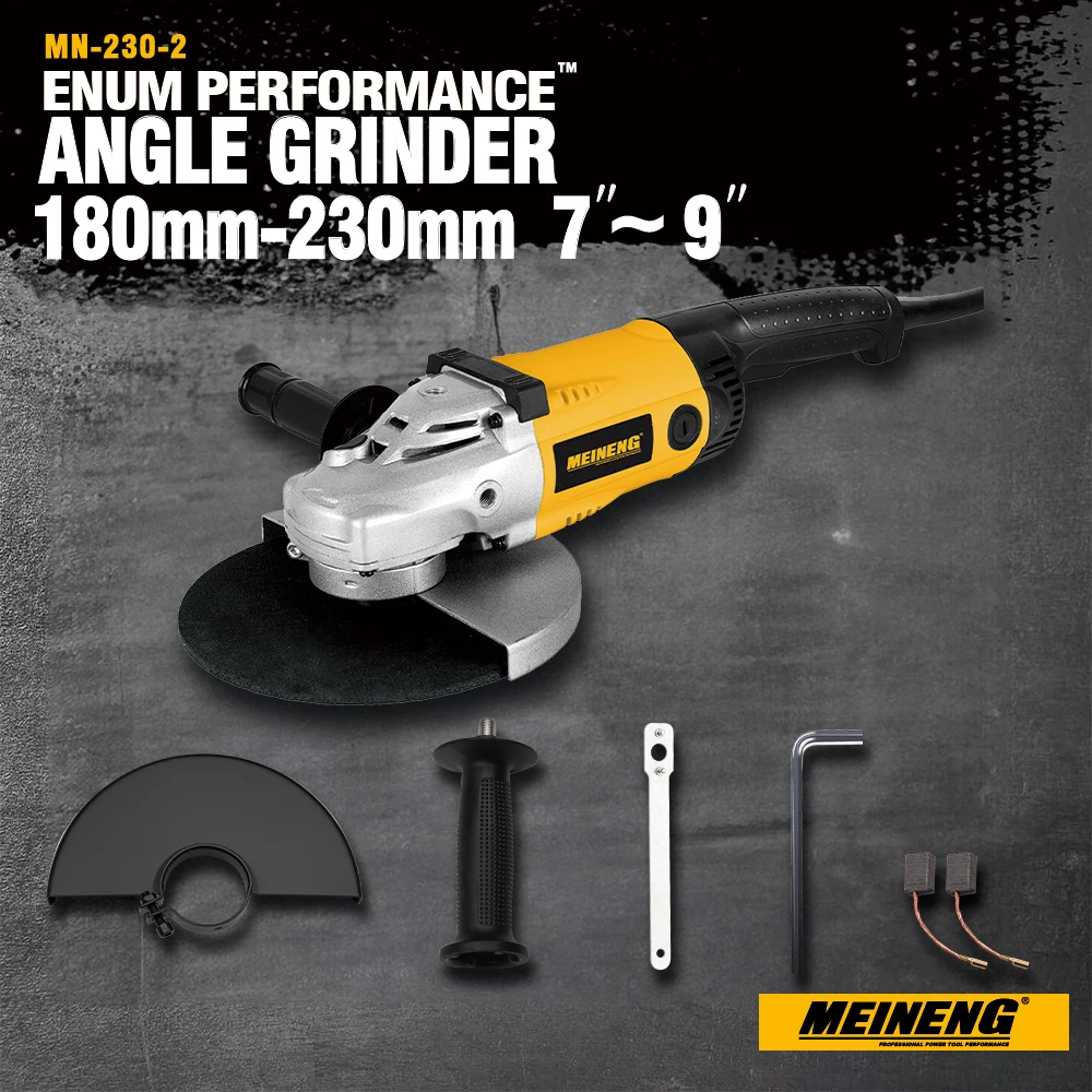 Professional 2600w Grinding Wheel 220v 180mm/230mm Big Angle Grinder ...