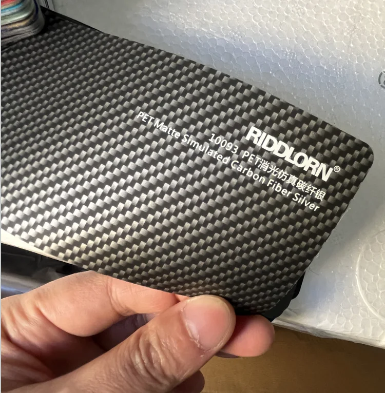 Automotive Vinyl Wrap Protective Film PPF 4D5D6D Lattice Texture Gloss ...