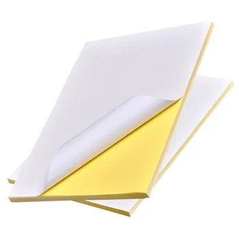 Manufacture Transparent Printing Paper Colorful Adhesive Blank White ...