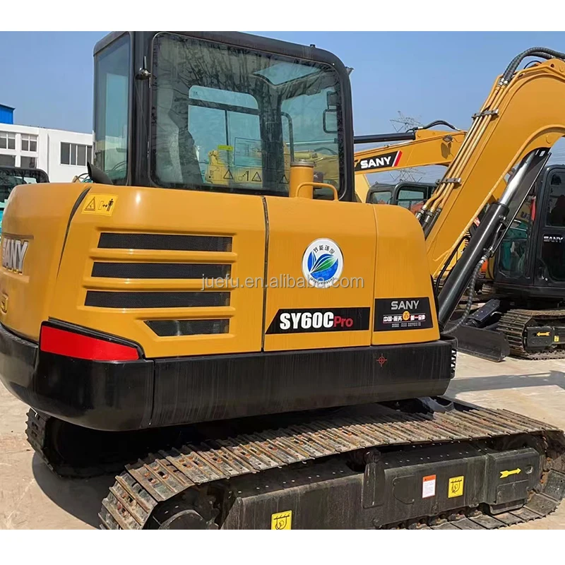 Ow-excavadora Sany Sy60c Pro,Máquina De Excavación De 60 Horas De ...