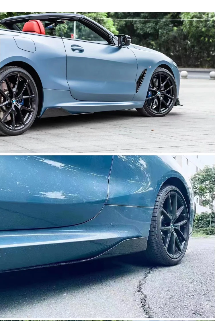 AC Style Carbon Fiber Side Skirt for BMW G15 G16 M8 F93 8 SERIES 2019 ...