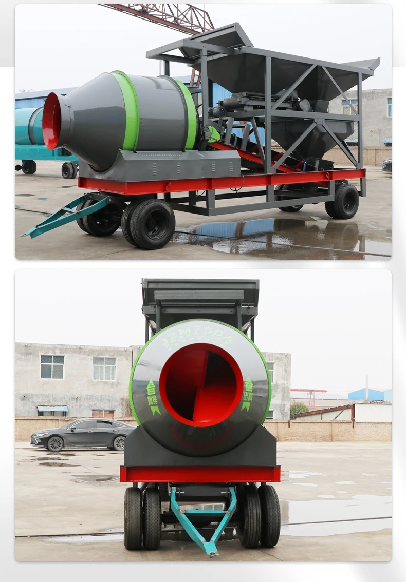 Large Cold Mix Asphalt Plant Batch Plant Cement And Sand 25m3/h Precast ...