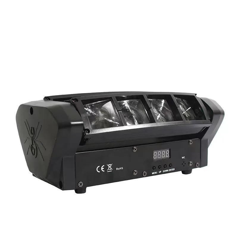 Led Eight Eyes Mini Spider Light Voice-activated Bar Stage 4 Color Led ...