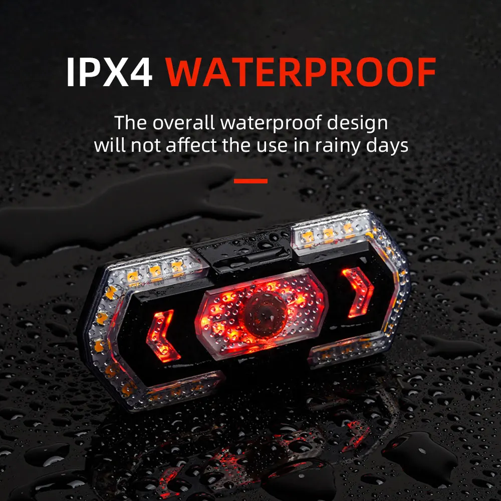 Bicycle Light - Fitalent Bike Tail Light with Turn Signal