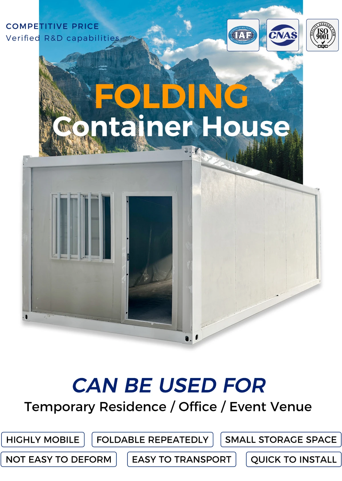 Innovative Foldable Homes - Mobile Living Container Houses