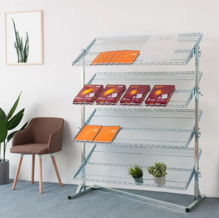 Multi-function Adjustable Angle Storage Organizer Metal Steel 4 Layers ...