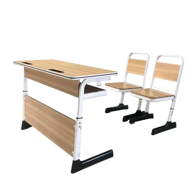 Height Adjustable Student Desk And Chair University Classroom School ...