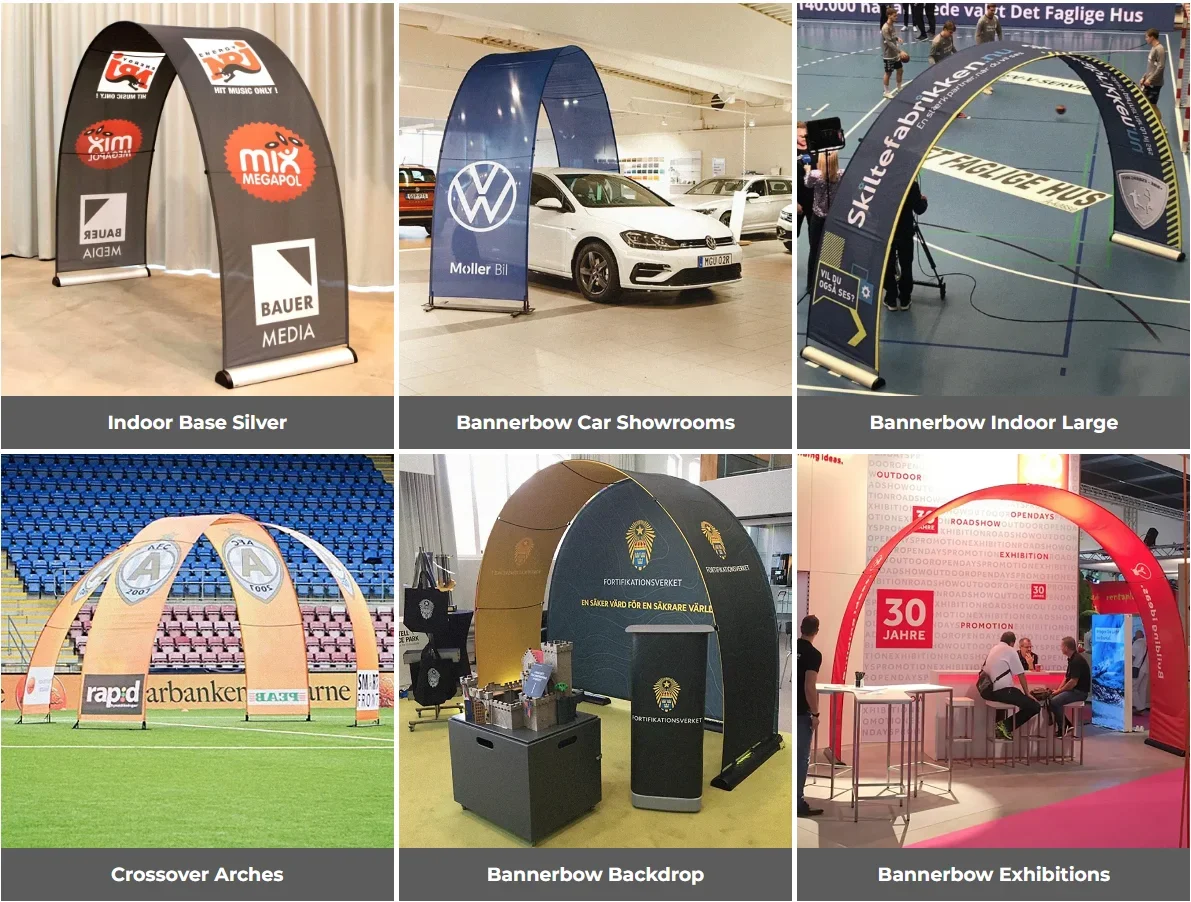 Tension Arch Display Backdrop Custom Printing Hot Selling Bow Backdrop ...