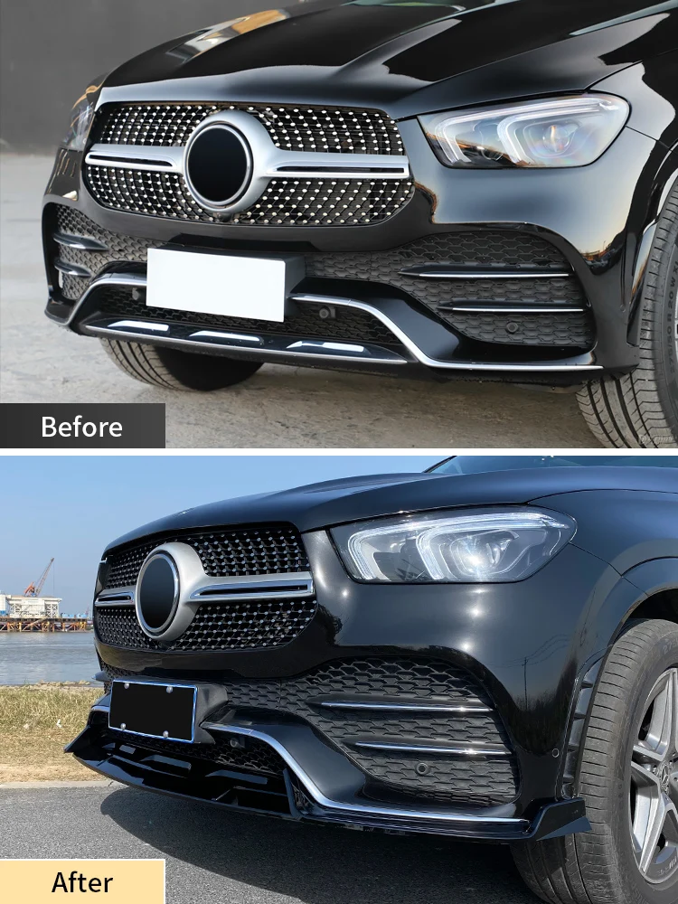 Car Body Kit Front Bumper Lip Rear Diffuser Wheel Trim For Gle W167 ...