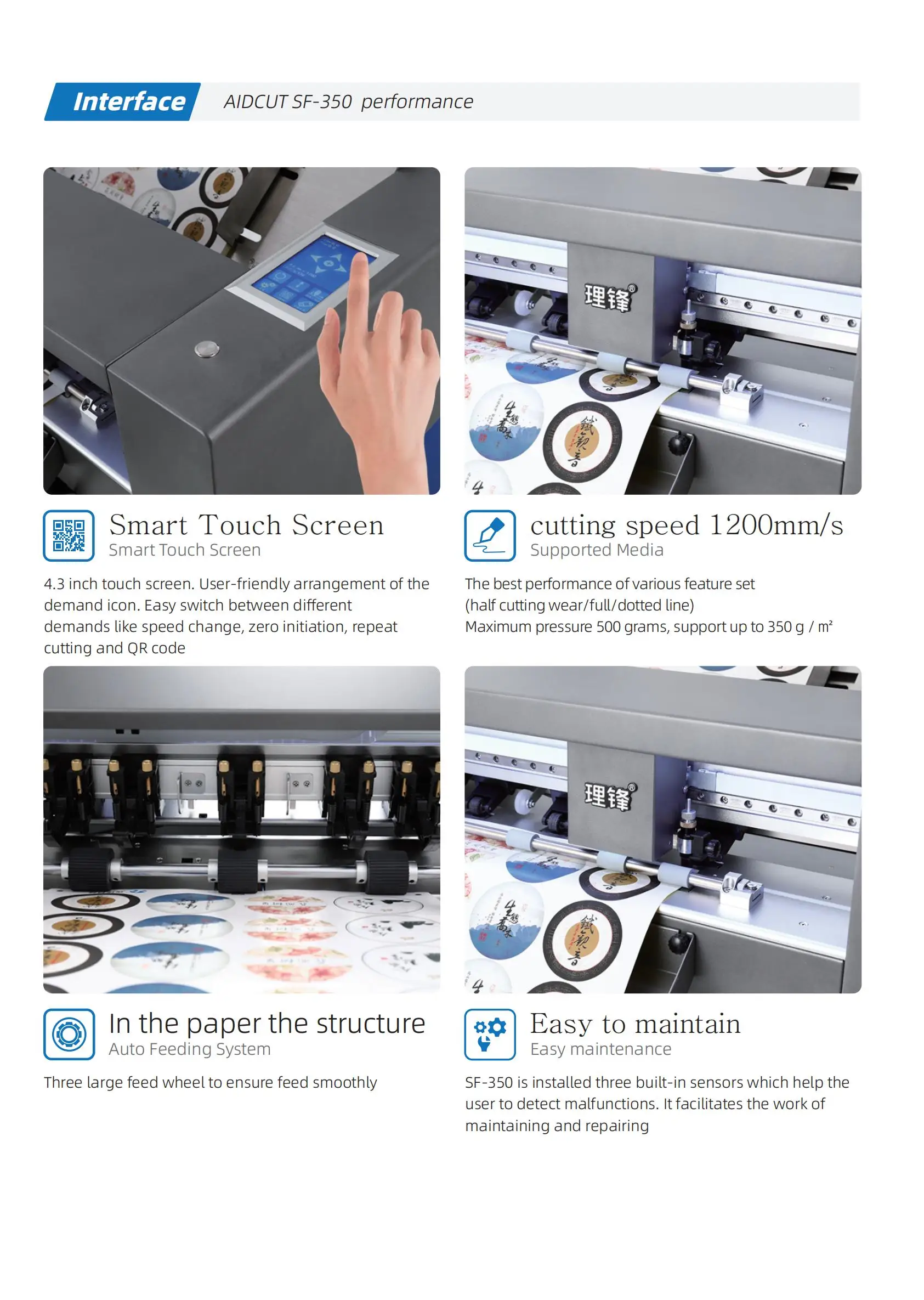 Paper Die Cutting Machine Blank Vinyl Sticker Label Cutter Automatic ...