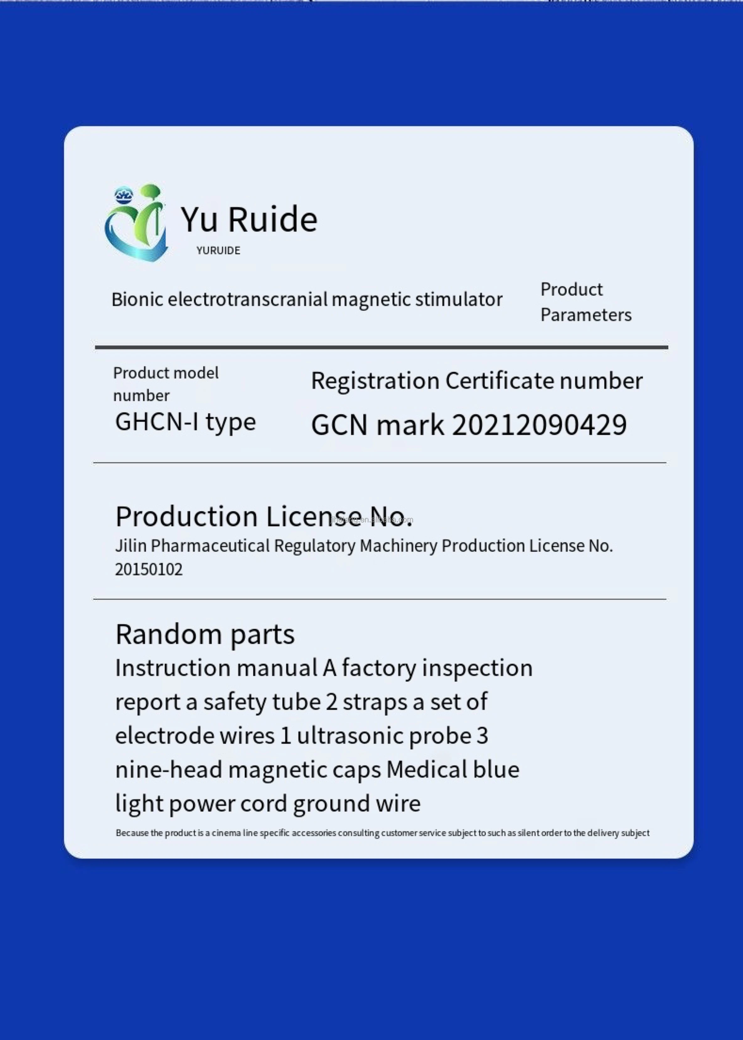 595mT Transcranial Magnetic Stimulation Medical Stroke Depression ...