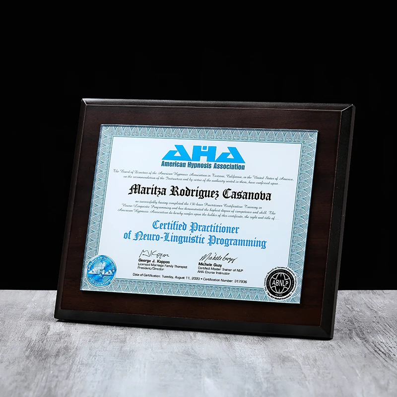 Personalized Wood Engraved Award Plaque - Recognition Service