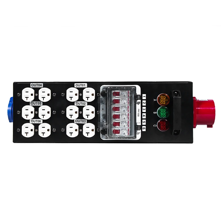 Portable Event Power Distribution Box For Led Stage Light Power Supply ...