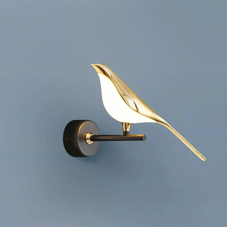 New Led New Nordic Bird Design Luxury Wall Lamp Golden Aluminum Acrylic ...