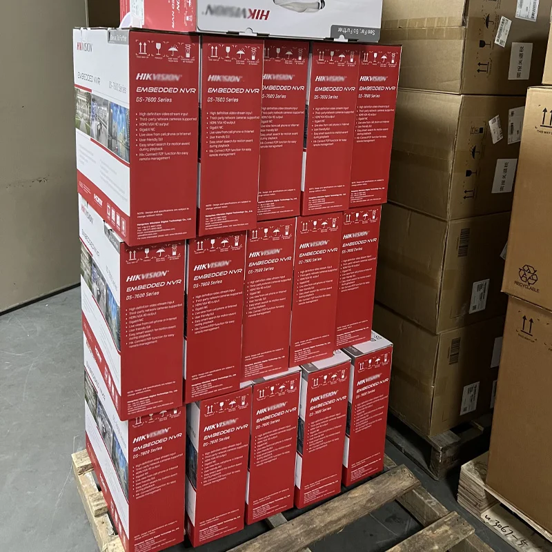 Original Hikvisions Ai NVR 4 8 16 32 64 128 256 Channel AcuSense 4K NVR ...