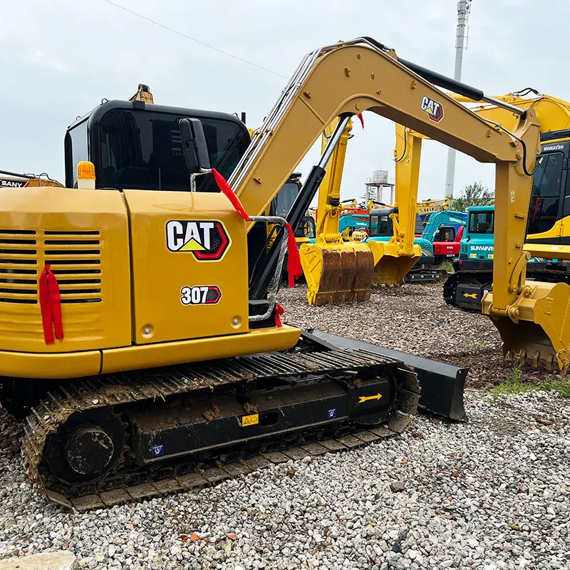 Used Cat307e 7ton Digger Excavator Used Engineering Construction ...