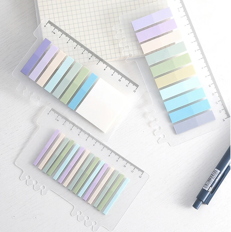 Custom Stationery New Multi Colors Sticky Transparent Pet Index Tabs ...
