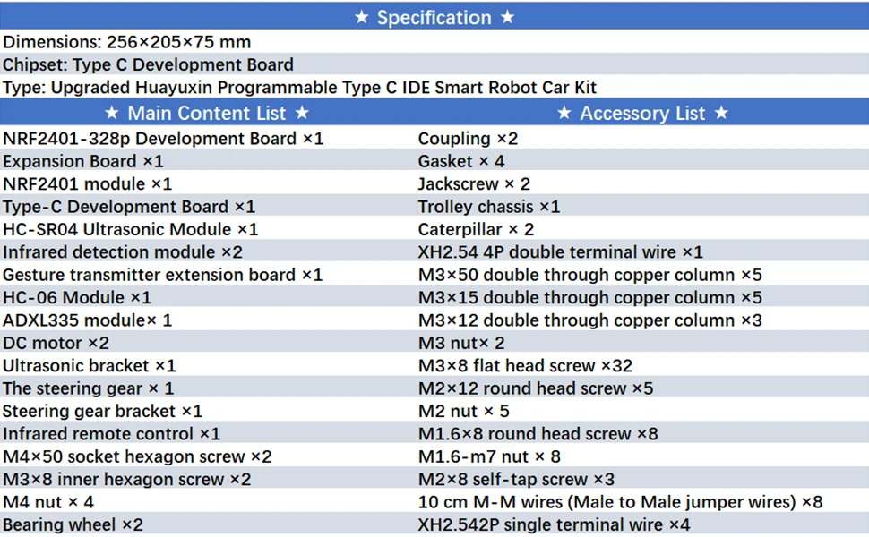 Tscinbuny DIY Smart Robot Car Starter Kit - C/C++ for Arduino