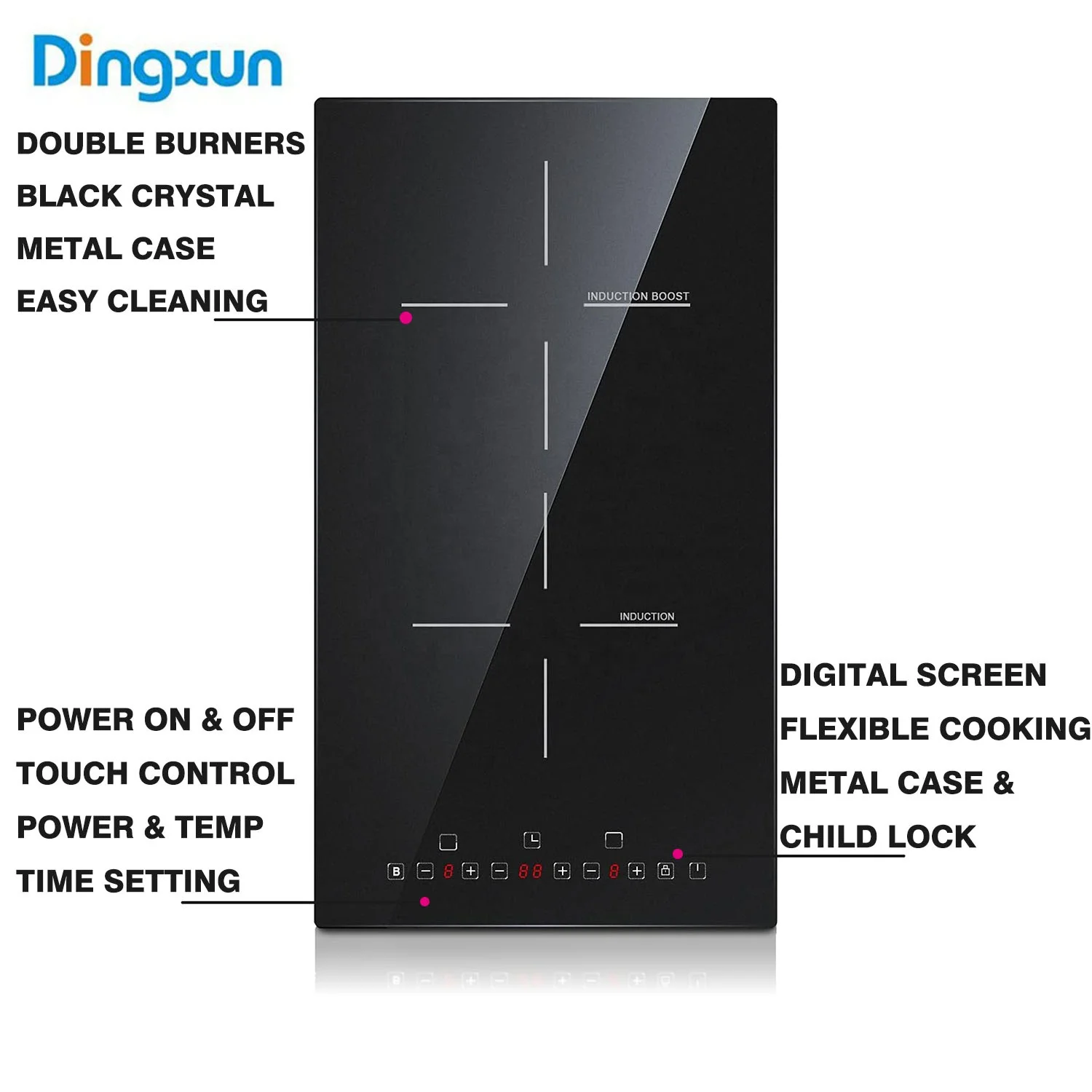 2024 Double Burners Heater Induction Cooker 3000w Commercial Household ...