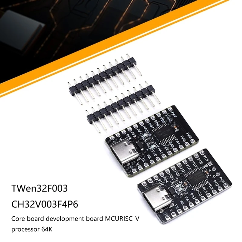 CH32V003F4P6 Core Board Development Board CH32V003 Microcontroller Module RISC-V Processor TYPE ...