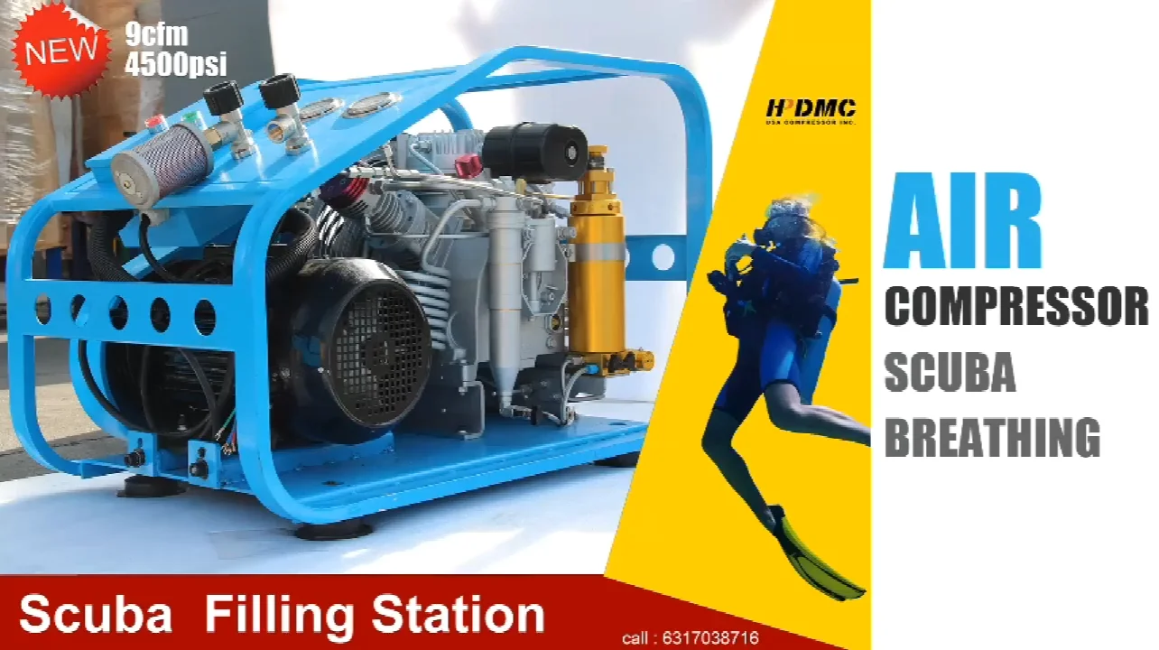 Scw250p Professional Factory Made 300bar Scuba Diving Portable Air ...