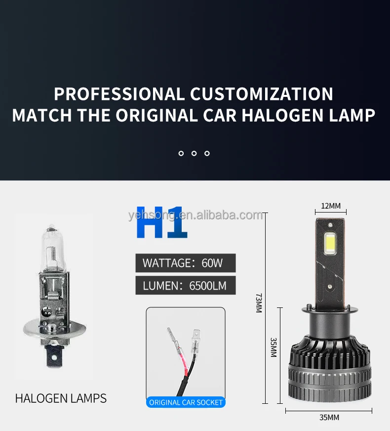 H7 Led Headlight Bulb 360 Degree H7 Base 120w 6500k H4 H11 Hb4 Led ...