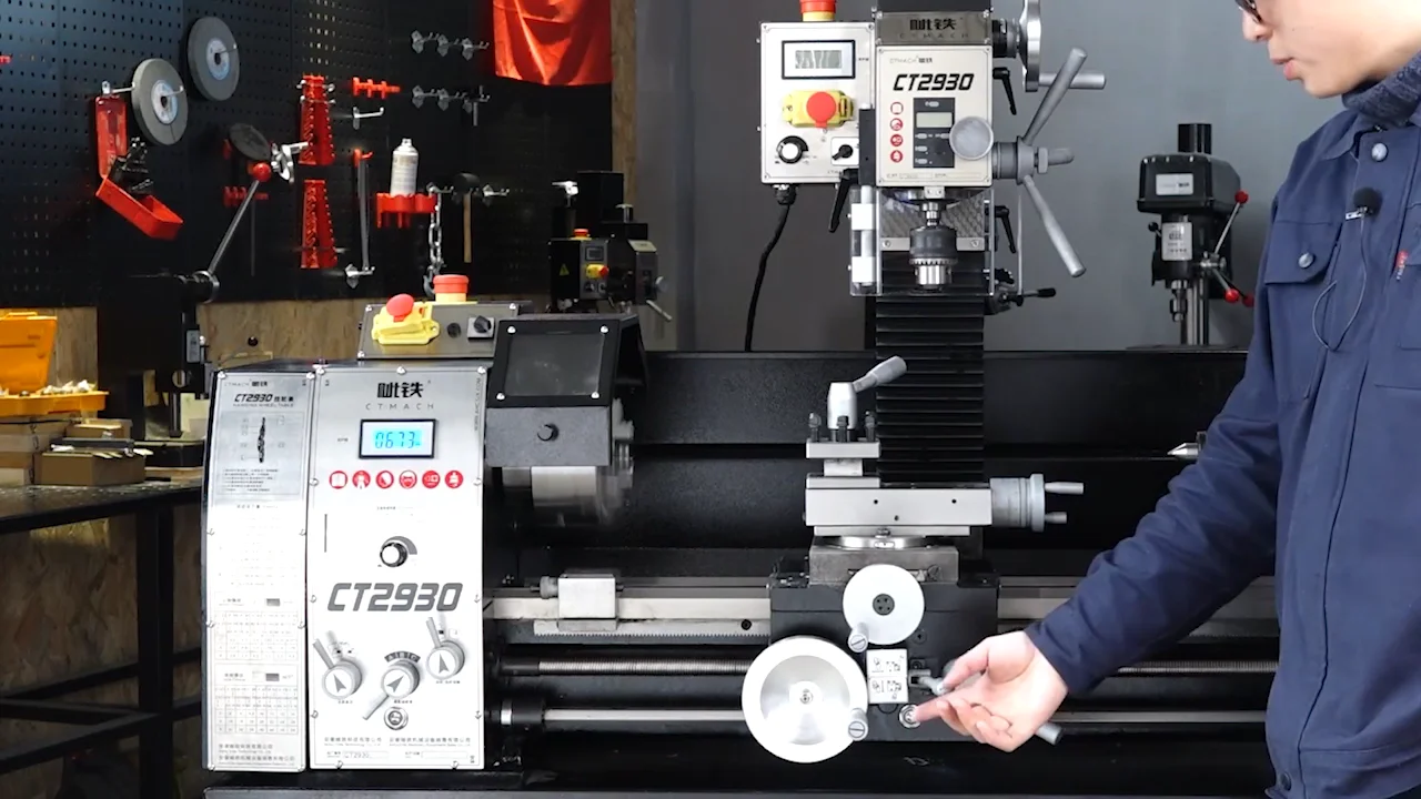 Ct2930 Multifunctional Drilling Milling Lathe Mill Drill Combo Machine ...