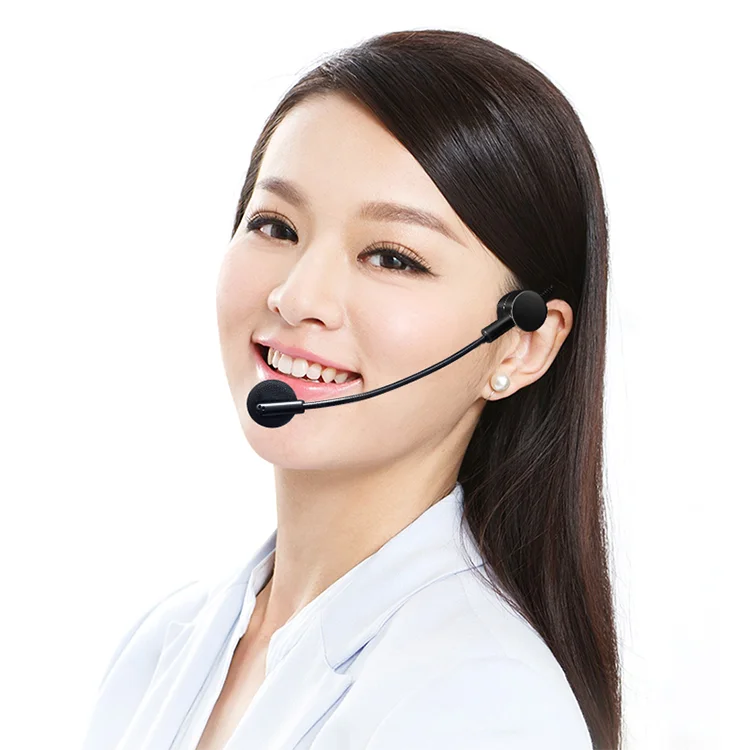Xiexunda Loudspeaker Headset Microphone Rotary Headset Dedicated Wired ...