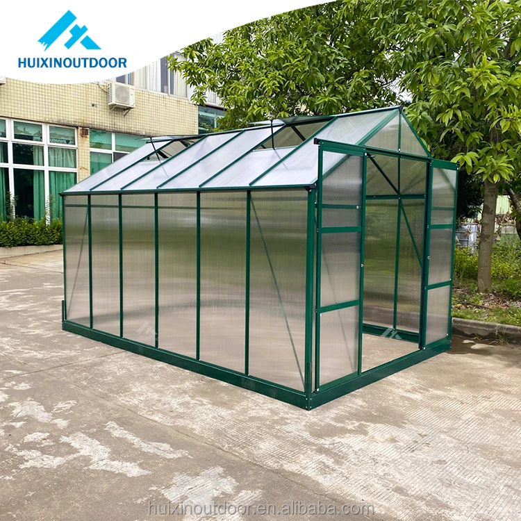 Prefab Polycarbonate Garden Mini Greenhouse HX65 Modular Design Premium ...