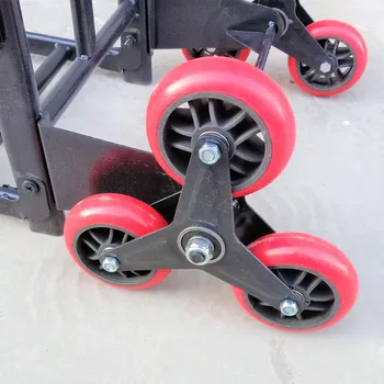 Swivel Stair Climbing 6 Wheels Triangle Frame Caster Wheels For Hand ...