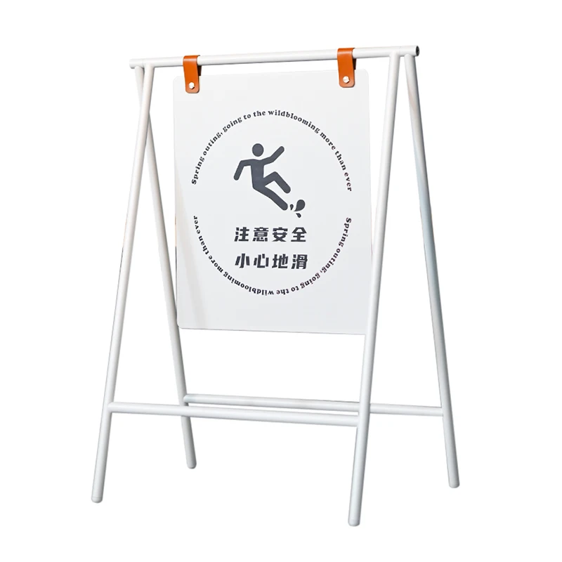 Storefront Custom Design Metal Frame Sign Store Furniture Display Stand