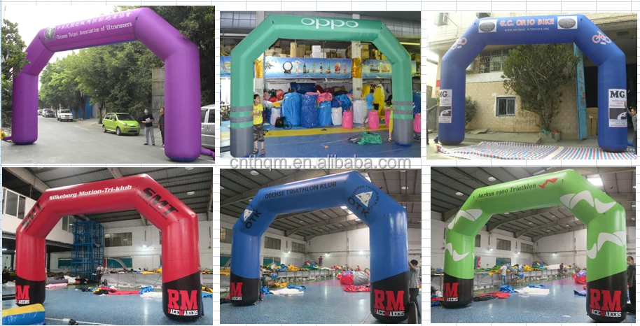 8x4m Outdoor Customize Inflatable Entrance Arch Inflatable Race Start ...