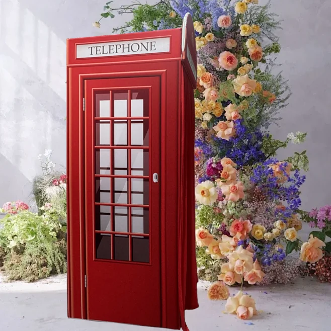 2025 Best Choice Telephone Booth White Telephone Booth Wedding British ...