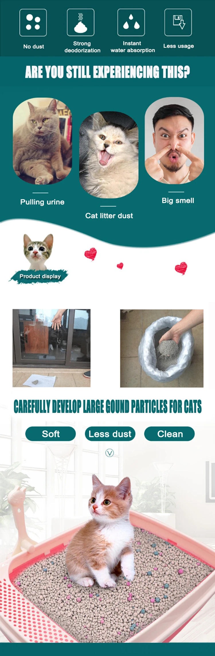 Petkit Ball Bentonite Cat Litter Pack Bentonite Shaped Cat Litter Ball ...