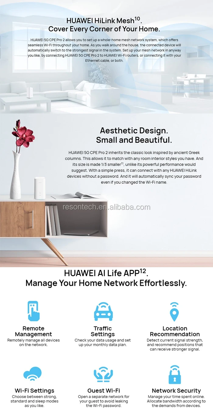 HUAWEI 5G CPE Pro 2 - 3.6gbps Outdoor Wireless Router