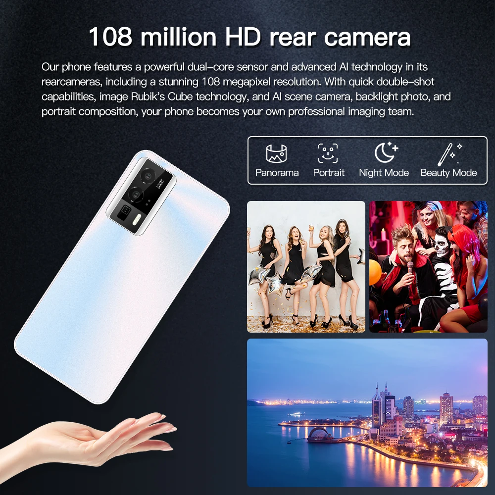 Sample Fast Delivery 5g De Smartphones Amoled 7.3 Inch Full Screen ...