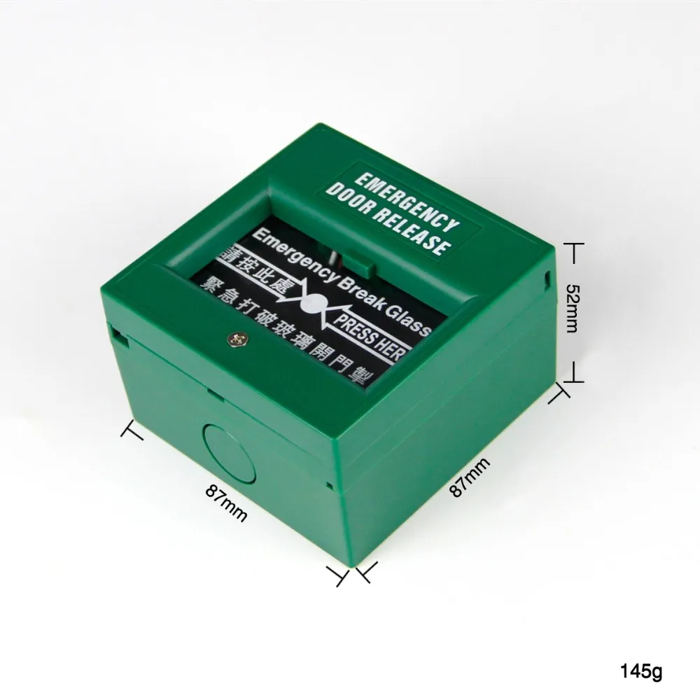 Resettable Break Glass Fire Emergency Exit Door Release Button with LED ...