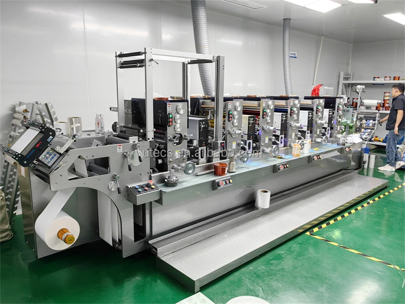UTR240S 4 6 Color Roll to Roll Automatic Rotary UV Letterpress ...