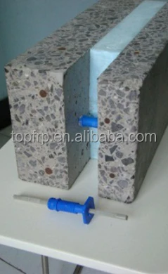 Glass Fiber Reinforced Polymer FRP Connectors for Insulation