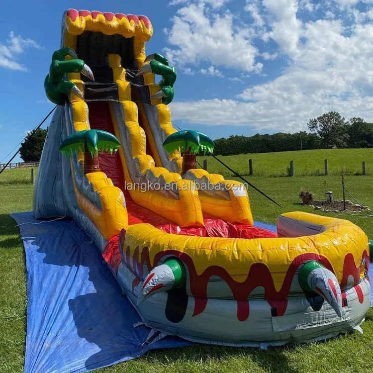 20 Ft Commercial Kids Water Slide - Inflatable Fun!