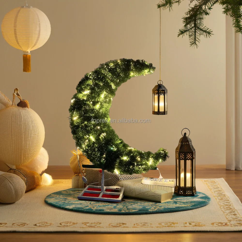 Ramadan Lights 2024 Eid Mubarak LED Decorations Warm White