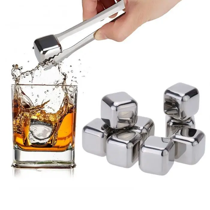 Customized Metal Ice Cubes Gift Set - Premium Whisky Chilling Stones