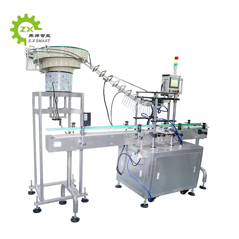 Zxsmart High Capping Speed Automatic Plastic Pump Lid Capper Shampoo ...