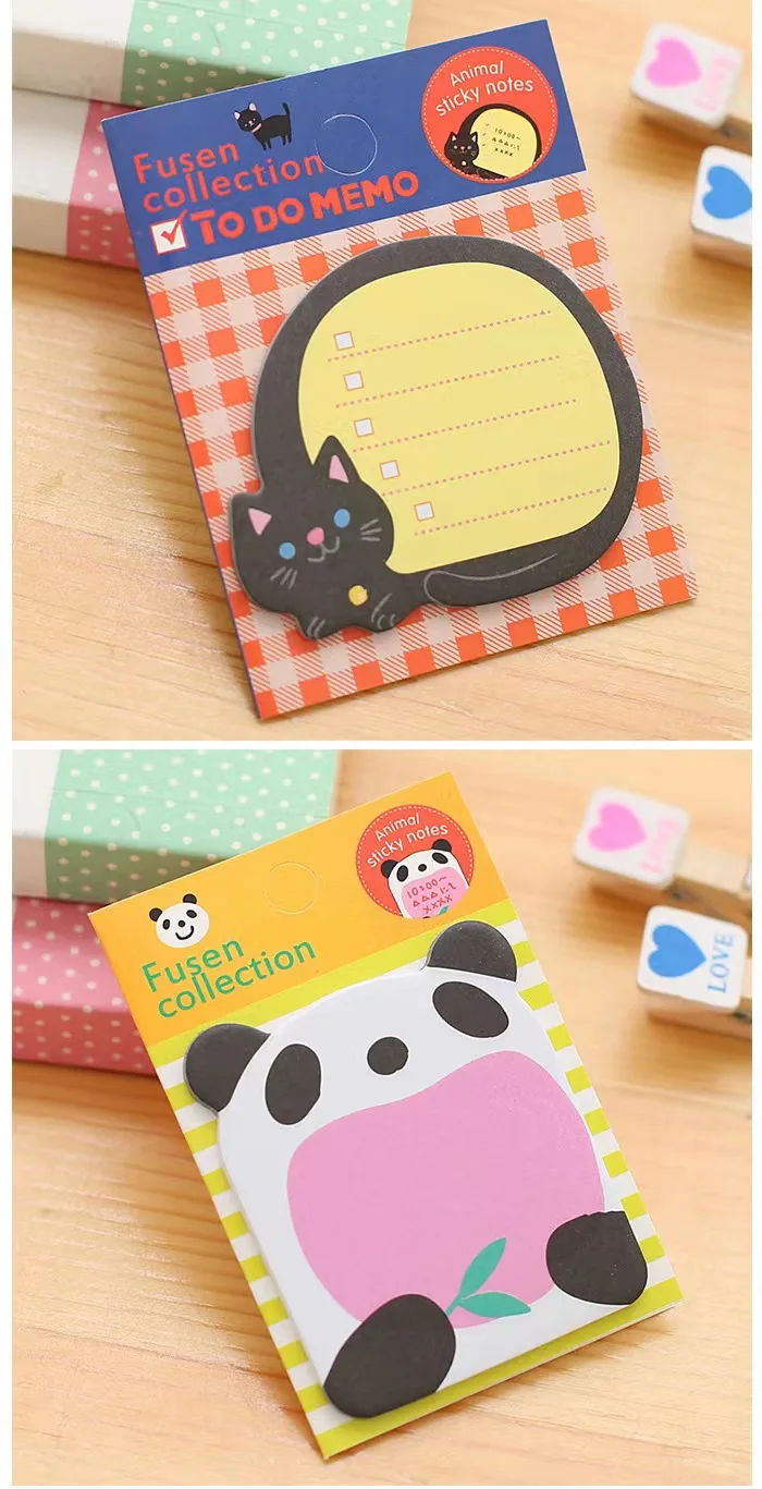 Hot Selling Cute Animal Notepad Memo N Time School Stationery Gifts ...