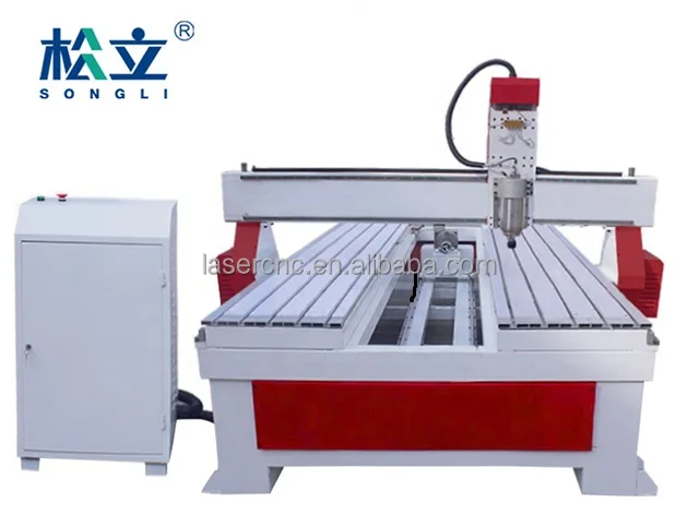 Wood Router Cutting Machine Cnc Router 1325 Built-in Rotary Shaft ...