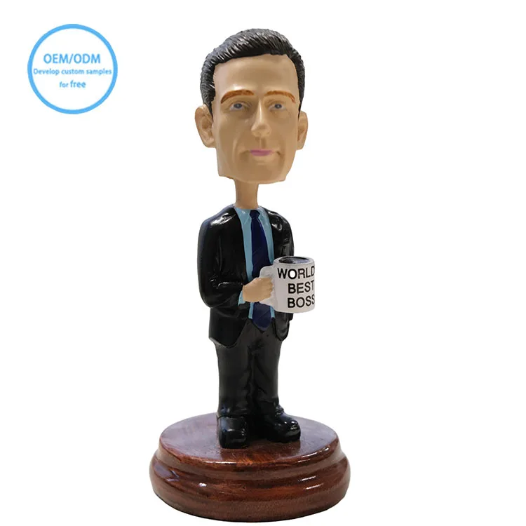 Resin Craft Bobble Head - Customizable Decorative Figurines