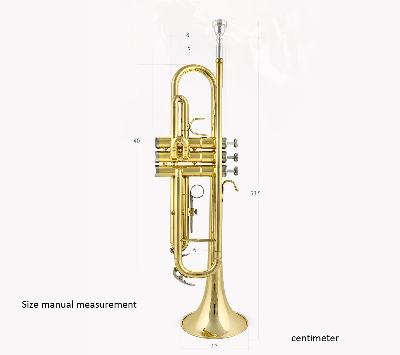 Wholesale Beginner 3 Key Trumpet Standard Set Bb Yellow Brass Trumpet ...