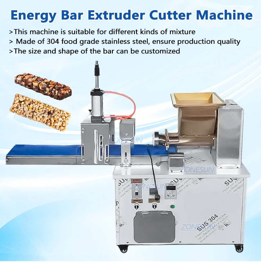 Zonesun Automatic Small Energy Bar Extruder Cutter Cutting Machine ... Zonesun Automatic Small Energy Bar Extruder Cutter Cutting Machine ...