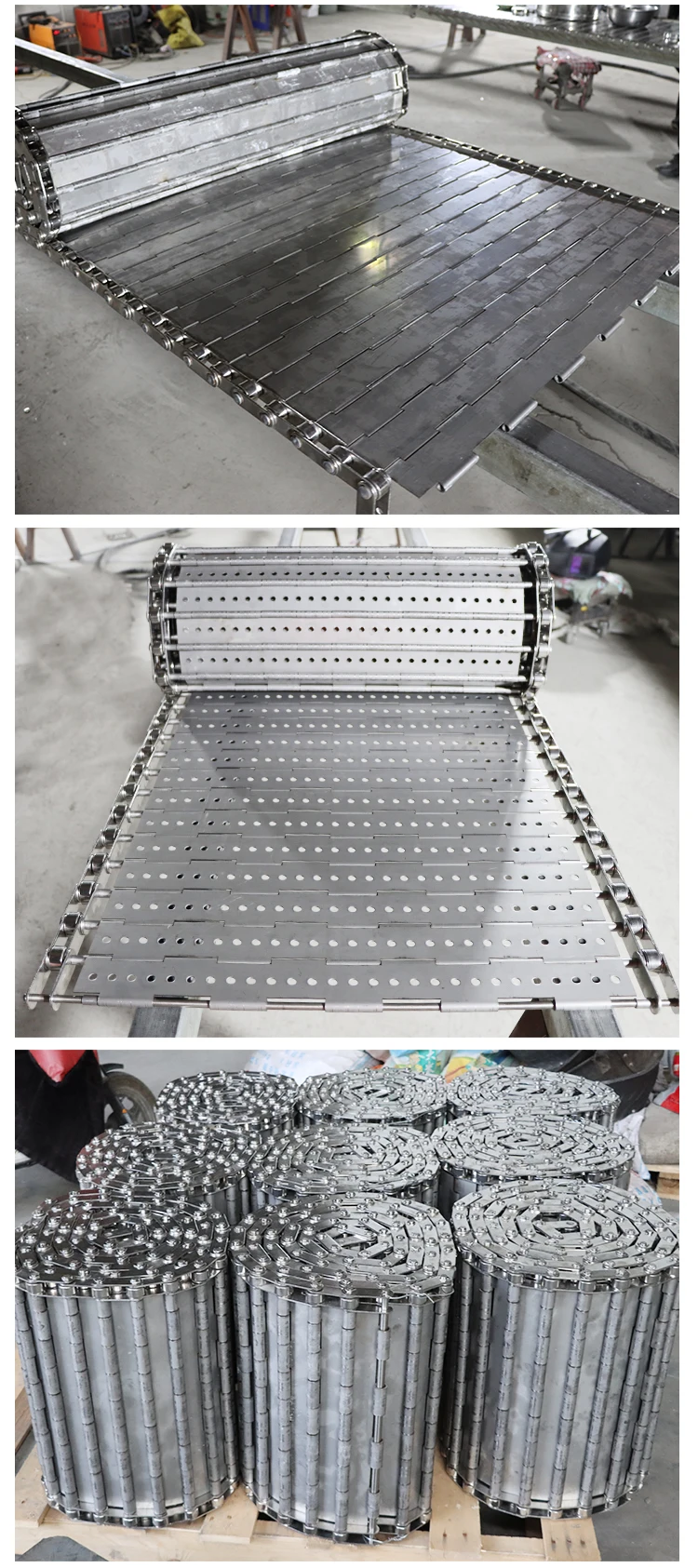 Heavy Scraper Elevator Metal Conveyor Belt Waterproof Plate Chain Assembly Line Conveyor Belt ...