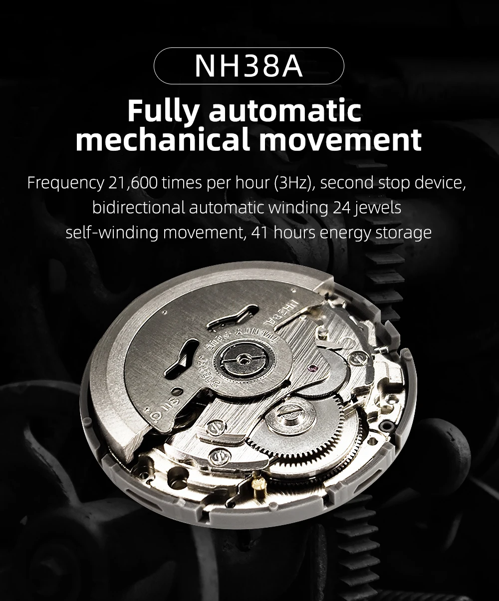 Addiesdive Ad2112 High Quality Fashion Mechanical Watches Luxury ...